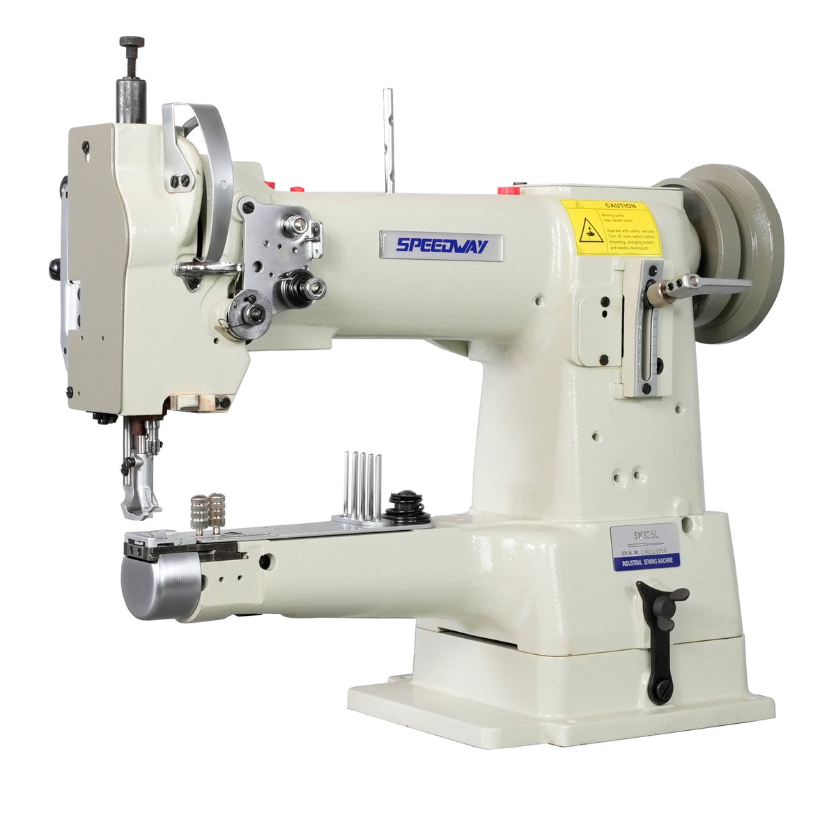 SPEEDWAY SW-335L Single Needle Cylinder Bed Heavy Duty Unison Feed Wal ...