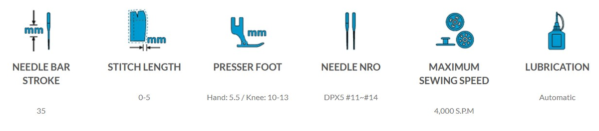 SINGER 191D-30 Single Needle Lockstitch Industrial Sewing Machine Asse