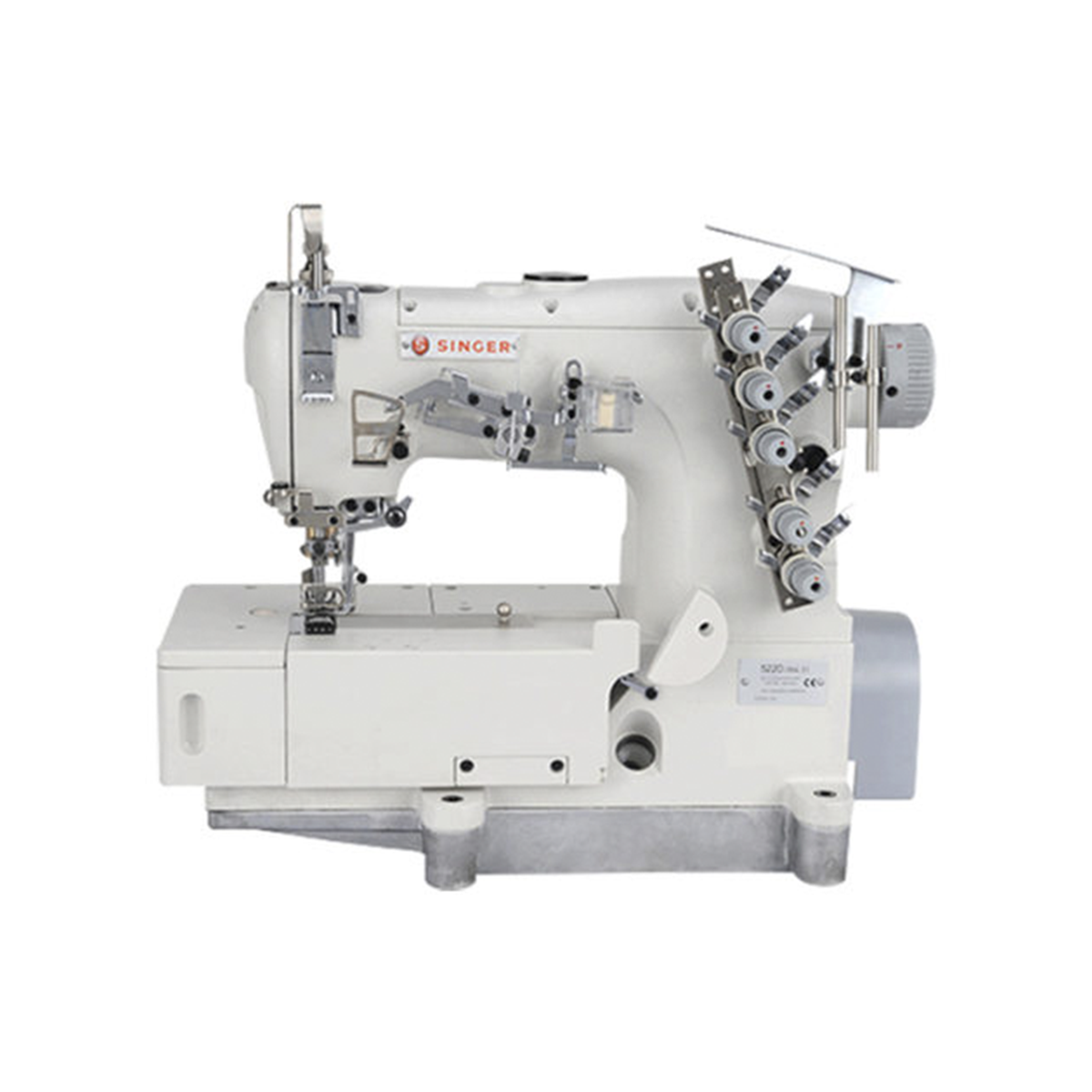 SINGER 522D-356-03TB 3 Needle Flatbed Coverstitch for Binding Industri ...